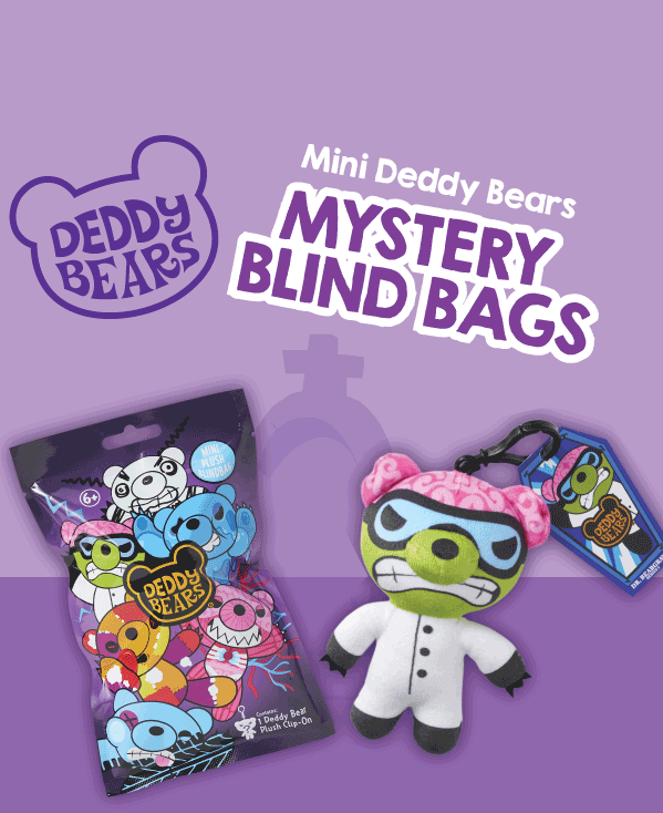 Deddy Bears Mystery Blind Bags – 12cm Mini Plush with Bag Clip