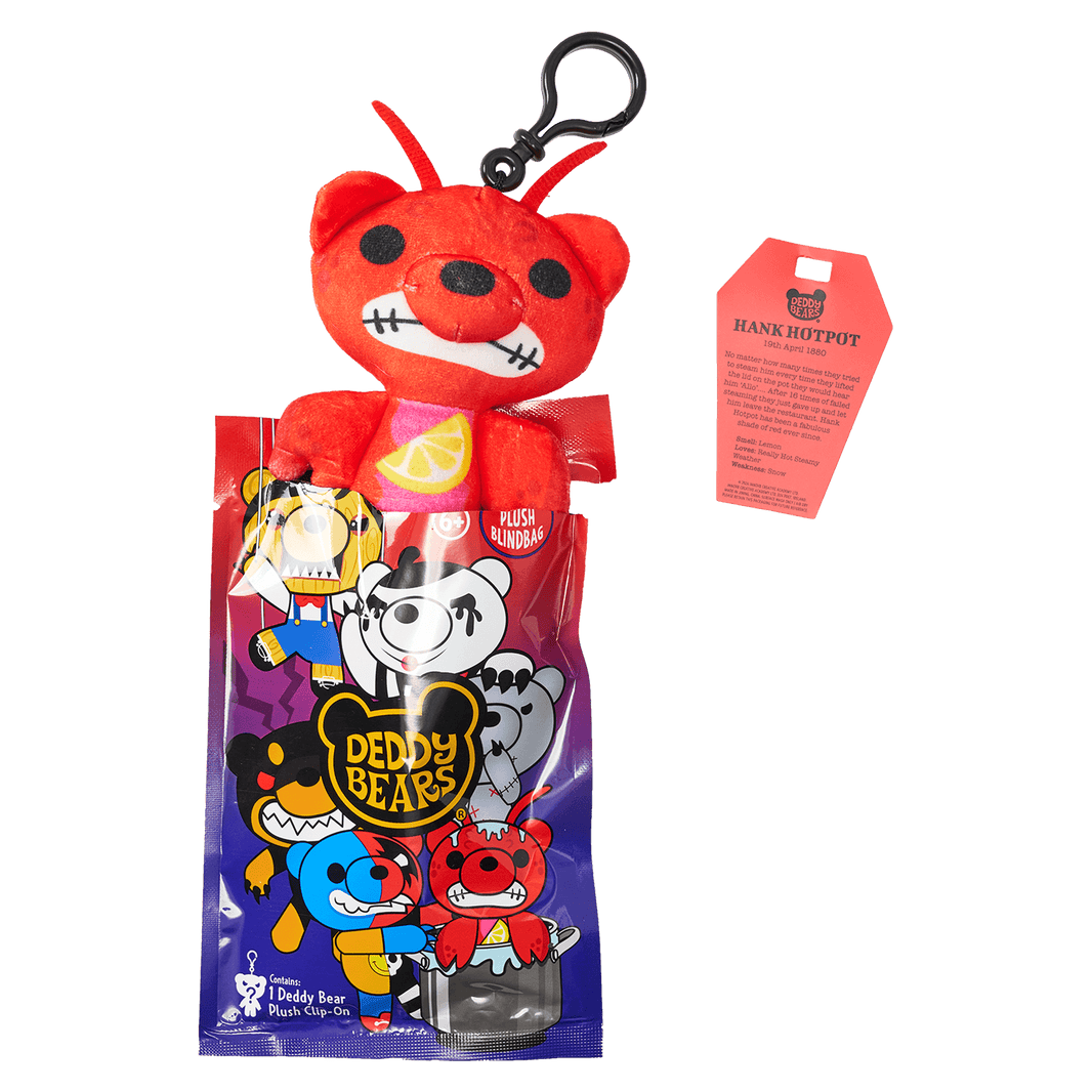 Deddy Bears Mystery Blind Bags – 12cm Mini Plush with Bag Clip