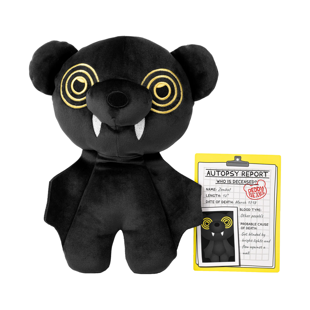 Deddy Bears, 'ZOMBAT', Plush in Bag, Series 2
